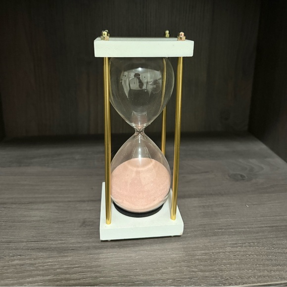 Other | Elegant Gold White Hourglass Modern Home Accent | Poshmark